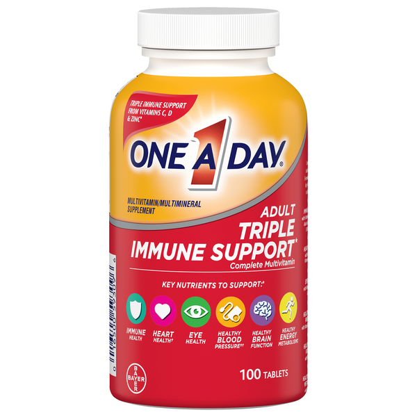Save on One A Day Adult Triple Immune Support Complete Multivitamin ...