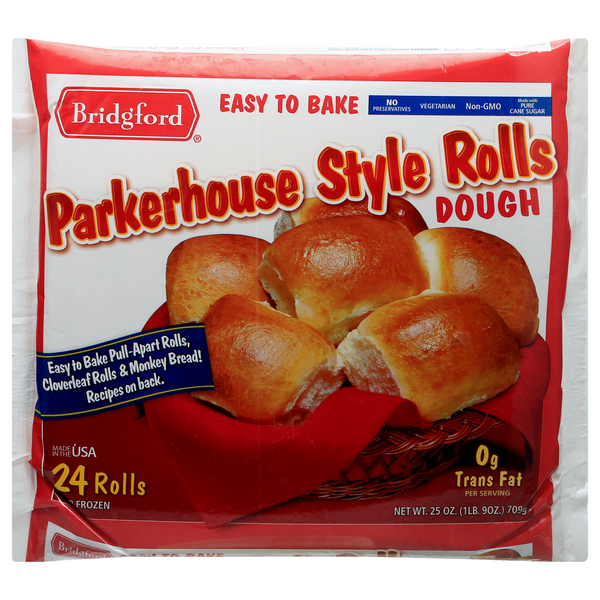 Save On Bridgford Easy To Bake Rolls Parkerhouse Style Dough Frozen 