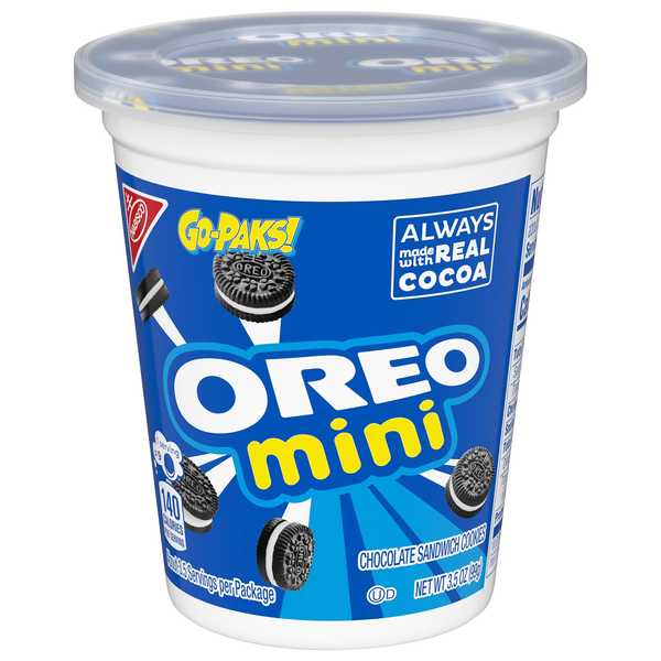 Save on OREO Mini Chocolate Sandwich Cookies Go-Paks! Order Online ... Save on OREO Mini Chocolate Sandwich Cookies Go-Paks! Order Online ...