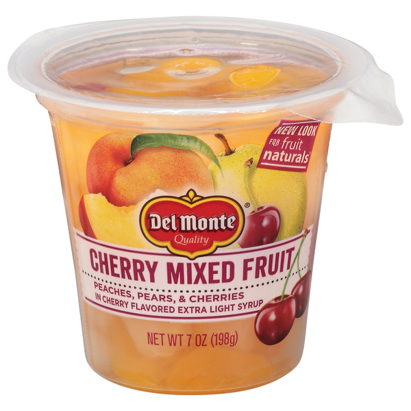 Save on Del Monte Cherry Mixed Fruit in Extra Light Syrup Cup Order ...