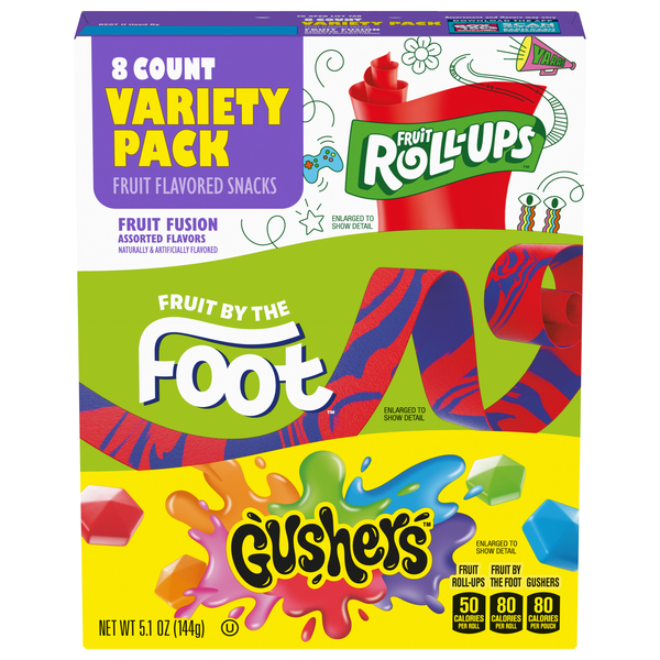 Save on Fruit By The Foot Fruit Gushers Variety Pack Fruit Snacks - 8 ...
