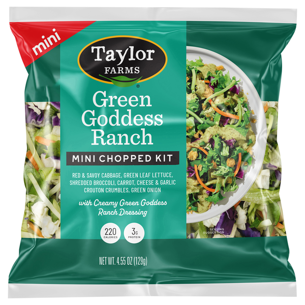 Save on Taylor Farms Mini Chopped Green Goddess Ranch Salad Kit Order ...