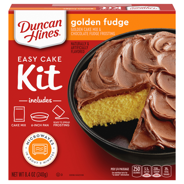 Save on Duncan Hines Golden Fudge Easy Cake Mix Kit Order Online ...