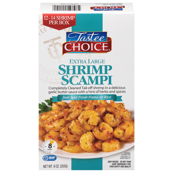Save on Tastee Choice Extra Large Shrimp Scampi Frozen Order Online ...