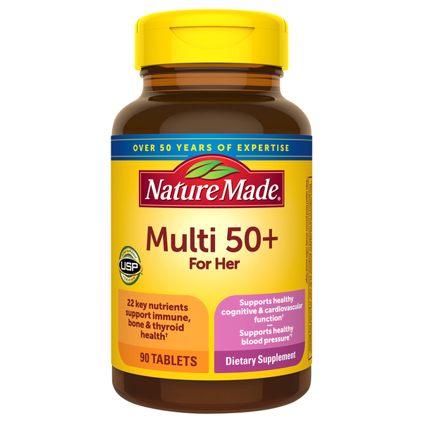 Save on Nature Made Multi for Her 50+ No Iron Dietary Supplement ...