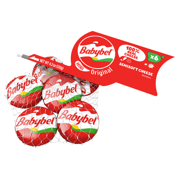 Save on Babybel Mini Original Semi-Soft Snack Cheese - 6 ct Order ...