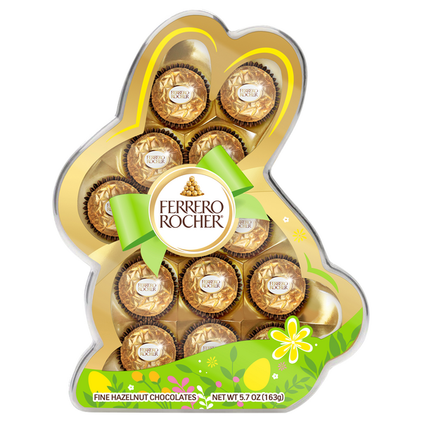 Save on Ferrero Rocher Fine Hazelnut Chocolates Easter Candy Bunny ...