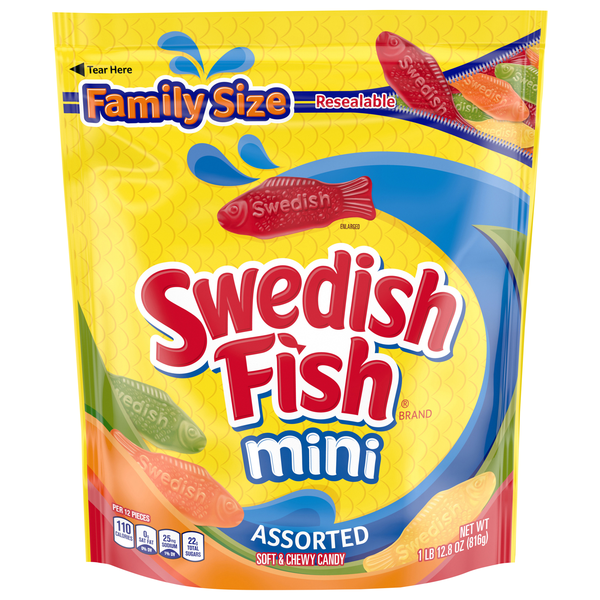 Save on Swedish Fish Mini Assorted Soft & Chewy Candy Family Size Order ...