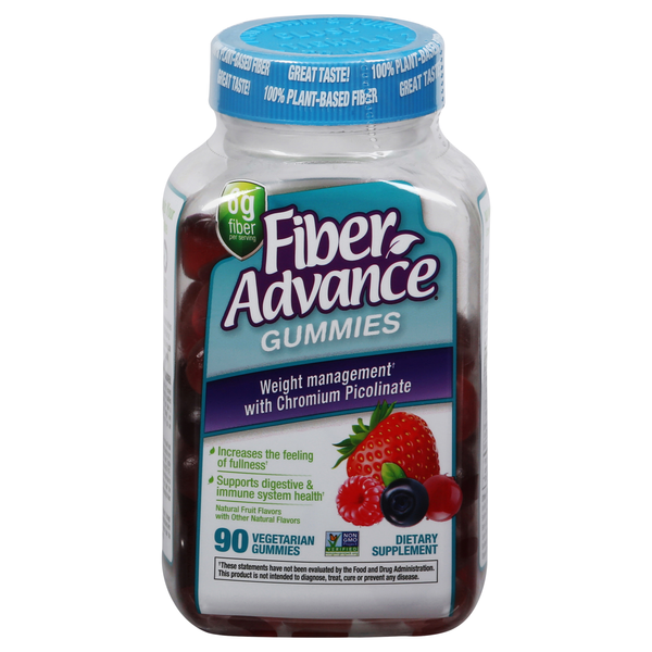 Save on Fiber Advance Weight Management Gummies Fruit Flavors Order ...