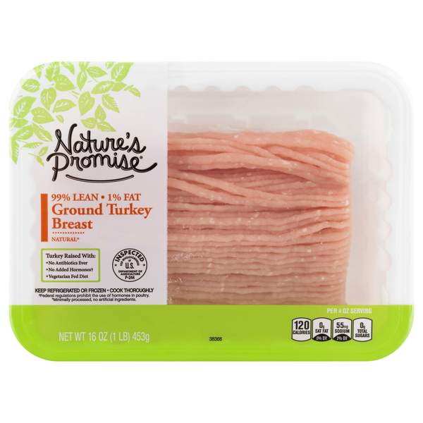 Save on Nature's Promise Ground Turkey Breast 99% Lean 1% Fat Order ...