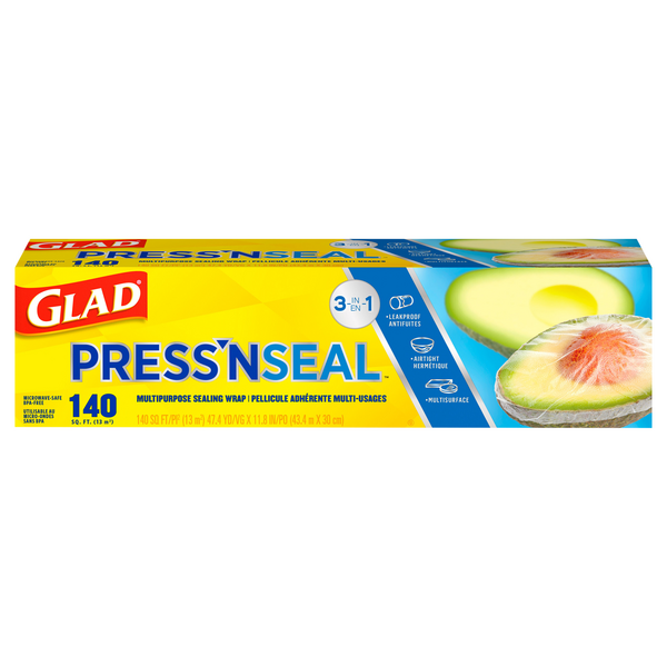 Save on Glad Press'n Seal Multi-Purpose Plastic Sealing Wrap Order ...