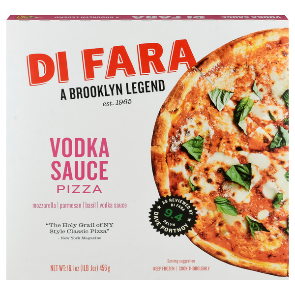 Save on Di Fara Vodka Sauce Pizza Frozen Order Online Delivery | MARTIN'S