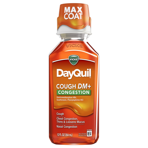 Save On Vicks DayQuil Cough DM Congestion Relief Liquid Tropical save-on-vicks-dayquil-cough-dm-congestion-relief-liquid-tropical