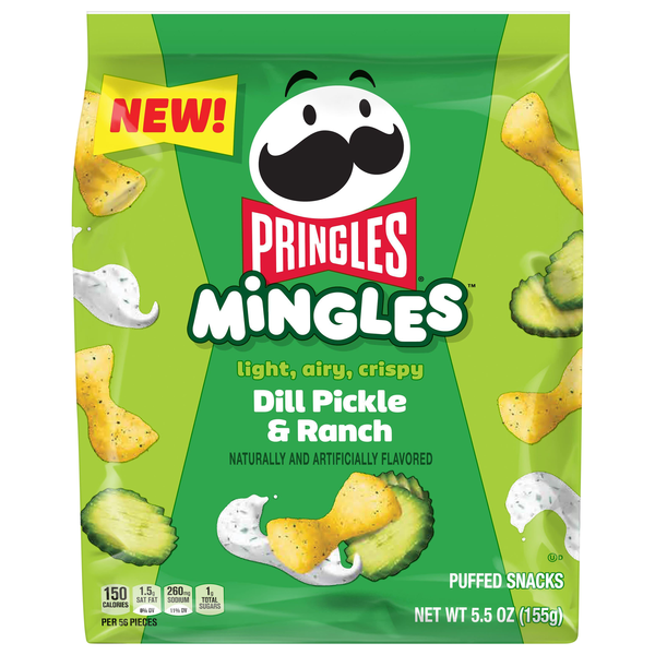 Save on Pringles Mingles Dill Pickle & Ranch Puffed Snacks Order Online ...