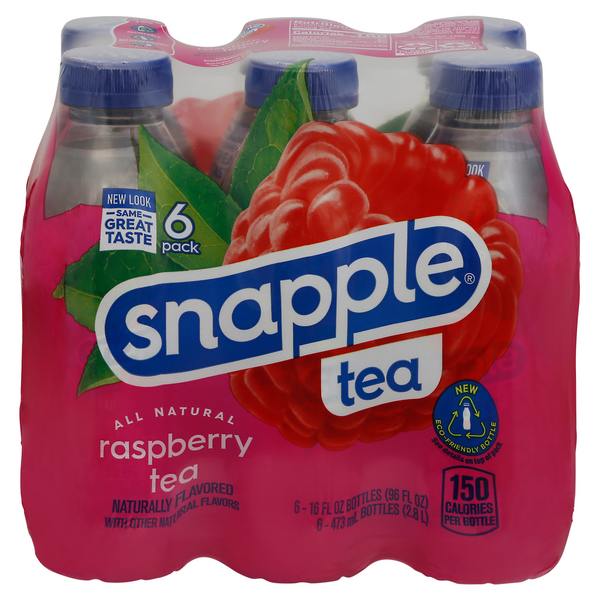 Save on Snapple Raspberry Iced Tea All Natural - 6 pk Order Online ...