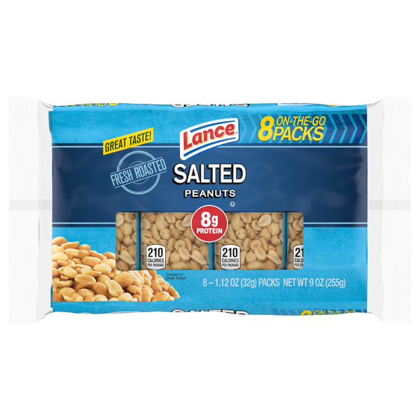Save on Lance On-The-Go Peanuts Salted - 8 ct Order Online Delivery ...