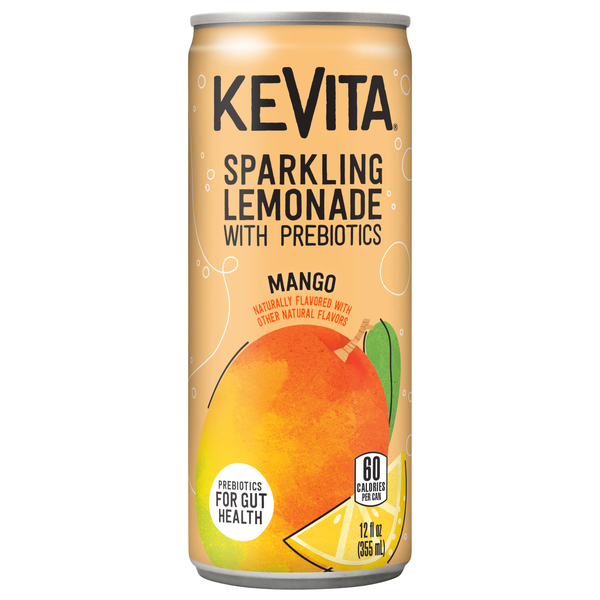 Save on KeVita Mango Sparkling Lemonade with Prebiotics Order Online ...