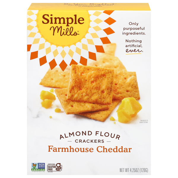 Save on Simple Mills Gluten Free Farmhouse Cheddar Almond Flour ...