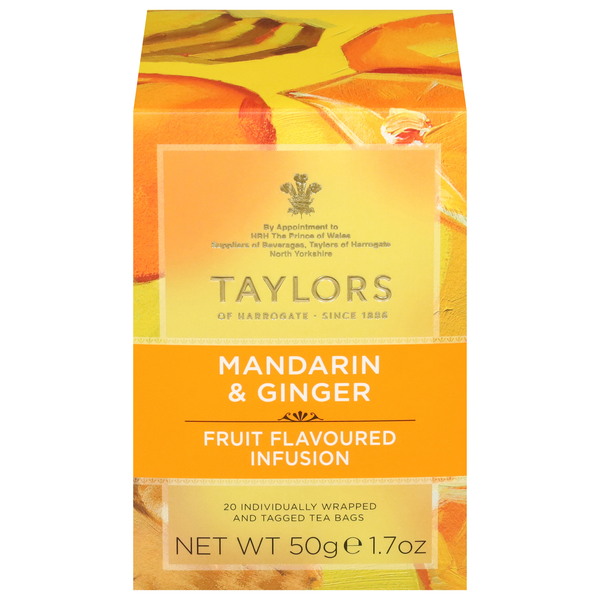 Save on Taylors of Harrogate Mandarin & Ginger Fruit Flavored Infusion ...