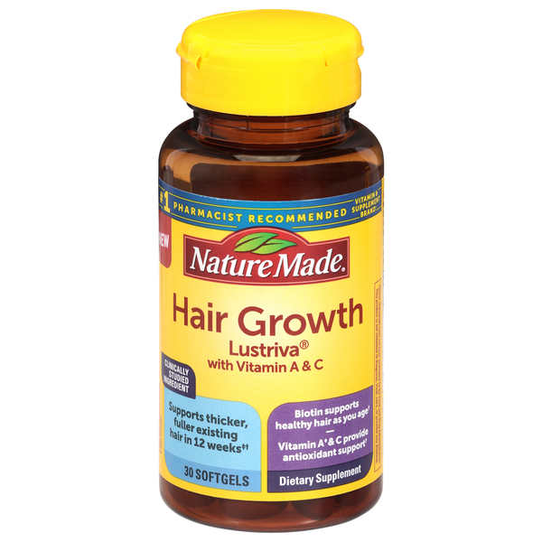 Save on Nature Made Hair Growth Lustriva Softgels Order Online Delivery ...