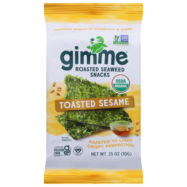 Save on gimMe Premium Toasted Seaweed Sesame Organic Order Online ...