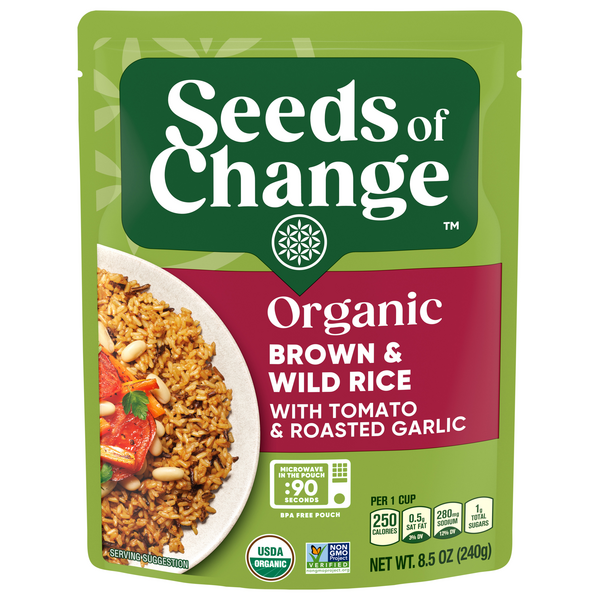 Save on Seeds of Change 90 Second Microwave Organic Brown & Wild Rice ...