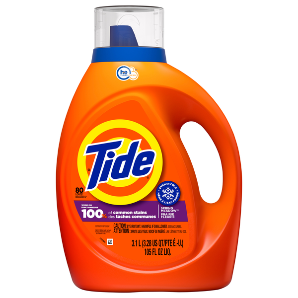 Save on Tide Spring Meadow Scent Liquid Laundry Detergent Order Online ...