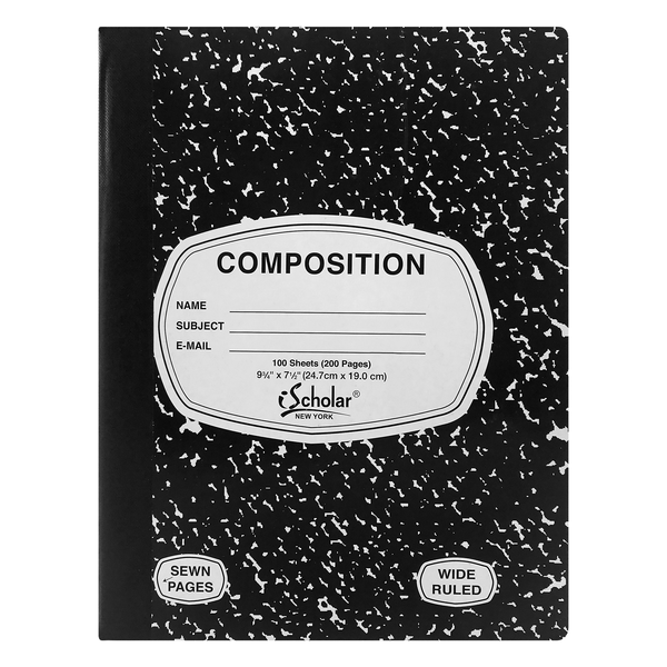 Save on iScholar Wide Ruled Composition Notebook Order Online Delivery ...