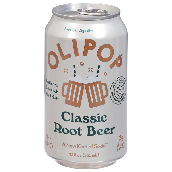 Save on Olipop Classic Root Beer Sparkling Tonic Order Online Delivery ...
