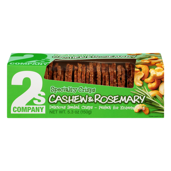Save on 2s Company Specialty Crisps Cashew & Rosemary Order Online ...