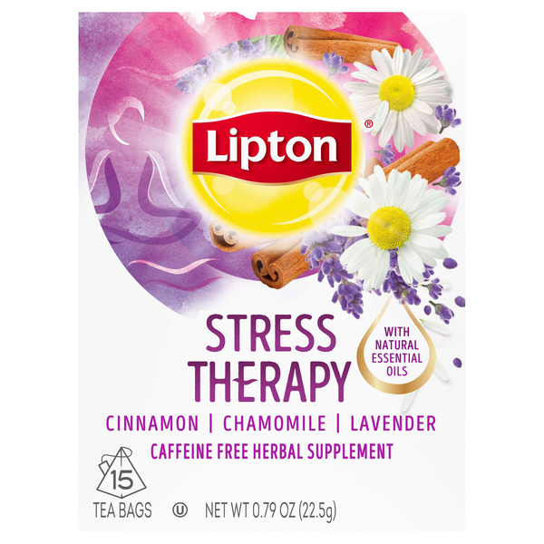 Save on Lipton Caffeine Free Stress Therapy Cinnamon Chamomile Herbal ...