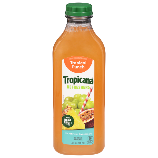 Save on Tropicana Refreshers Tropical Punch Juice Drink Order Online ...