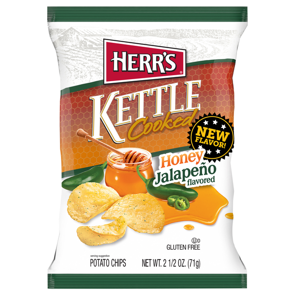 Save on Herr's Honey Jalapeno Kettle Cooked Potato Chips Order Online ...