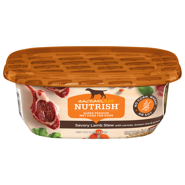 Save on Rachael Ray Nutrish Natural Savory Lamb Stew Wet Dog Food Order ...