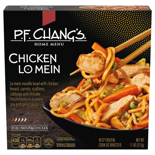 Save on P.F. Chang's Home Menu Chicken Lo Mein Noodle Bowl Frozen Meal ...