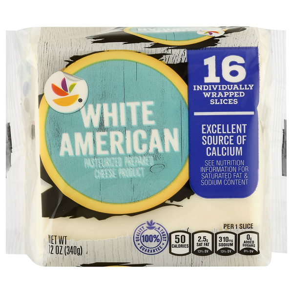 Save on Giant Singles White American Cheese Slices - 16 ct Order Online ...