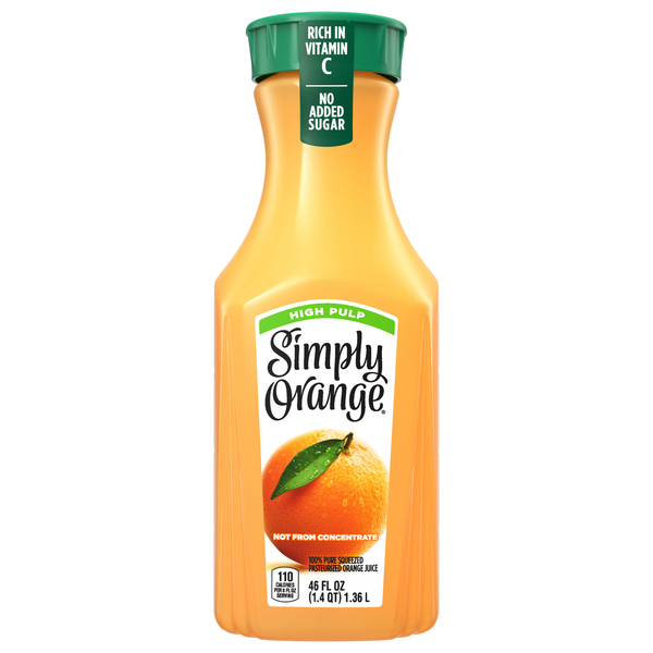 Save on Simply High Pulp Orange Juice Order Online Delivery | GIANT