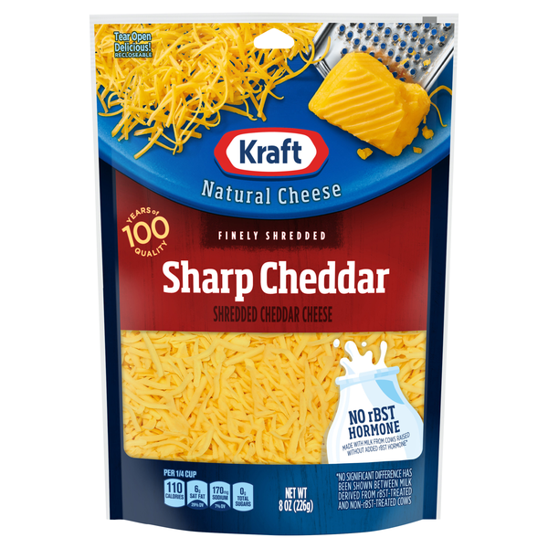 Save on Kraft Finely Shredded Sharp Cheddar Cheese Order Online ...