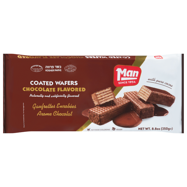 Save on Man Chocolate Coated Wafer Cookies Order Online Delivery | Stop ...