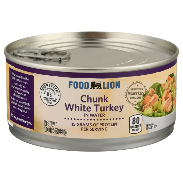 Save on Food Lion Chunk White Turkey in Water Order Online Delivery ...