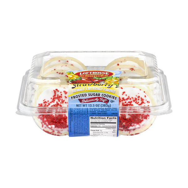 Save on Lofthouse Strawberry Frosted Sugar Cookies - 10 ct Order Online ...