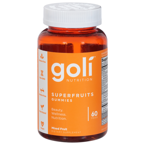 Save on Goli Nutrition Superfruits Gummies Mixed Fruit Order Online ...