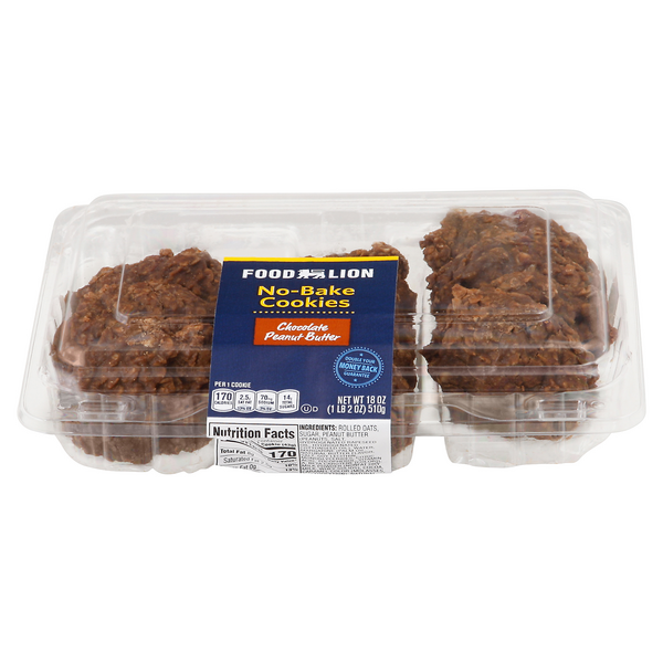 Save on Food Lion Bakery No-Bake Chocolate Peanut Butter Cookies Order ...