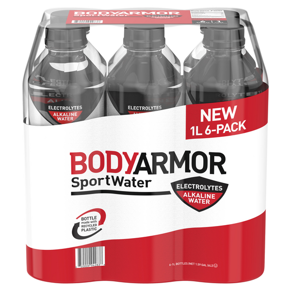 Save on BODYARMOR SportWater Electrolytes & Alkaline Water - 6 pk Order ...