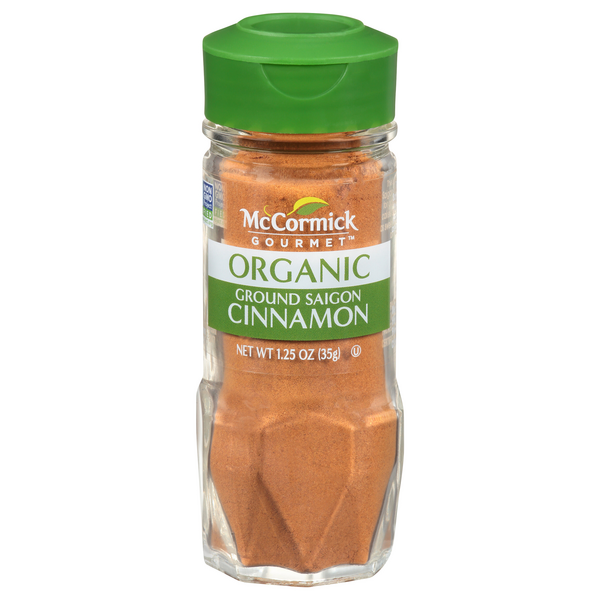 Save on McCormick Gourmet Organic Ground Saigon Cinnamon Order Online ...