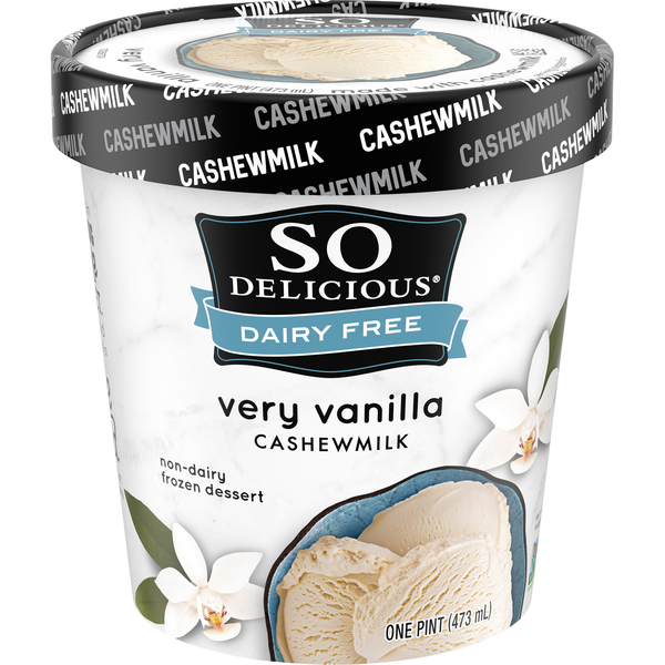 Save on So Delicious Dairy Free Very Vanilla Cashewmilk Frozen Dessert ...