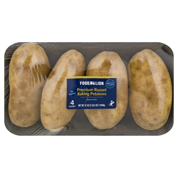 Save on Food Lion Russet Potatoes Premium Baking - 4 ct Order Online ...