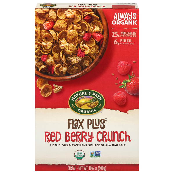 Save on Nature's Path Organic Flax Plus Red Berry Crunch Fiber Whole ...