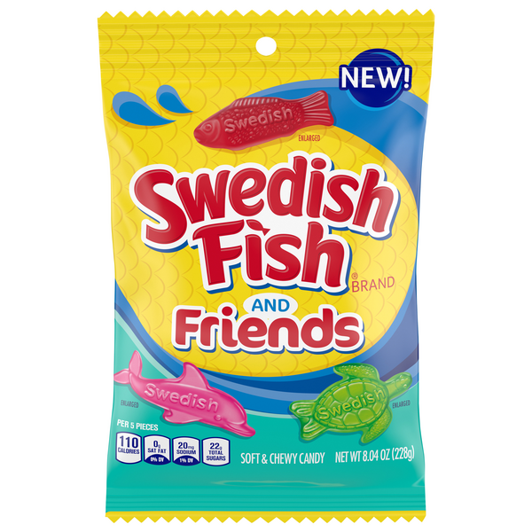 Save on Swedish Fish & Friends Soft & Chewy Candy Order Online Delivery ...