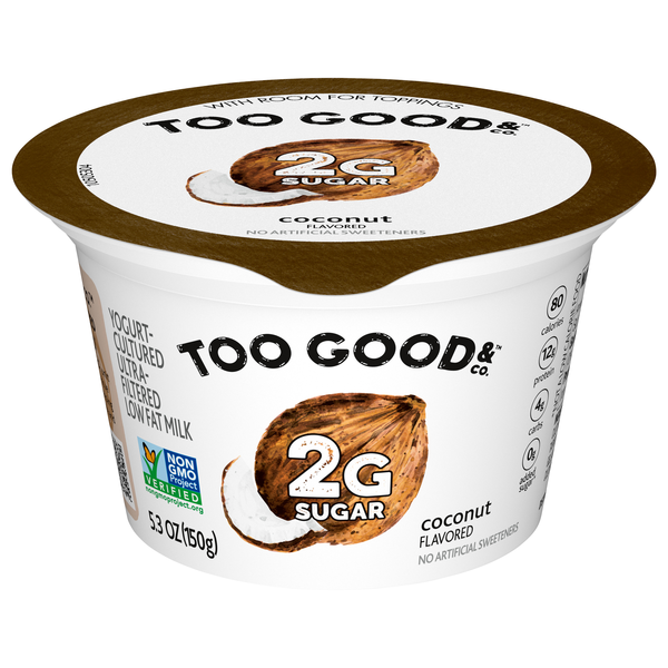 Save on Too Good & Co. Low Sugar Low Fat Coconut Greek Yogurt Cup Order ...